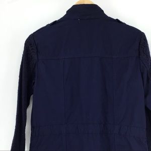 Maison Jules | Jackets & Coats | New Maison Jules Navy Blue Lace ...